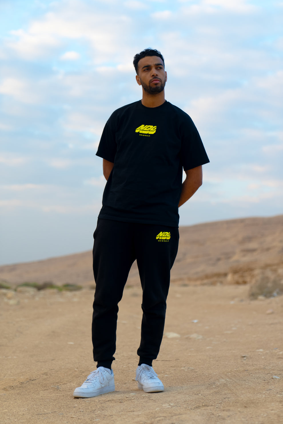 NDL Oversized Logo T-Shirt Black/Yellow – NDL Merch